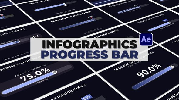 Infographics Progress Bars, After Effects Project Files | VideoHive